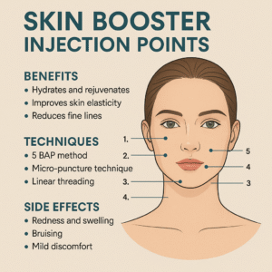 Skin Booster Injection Points Guide | Prime Aesthetics